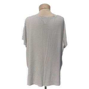 Sunday | Tops | Sunday Hello Weekend Striped Plus Size Shirt 2x | Poshmark